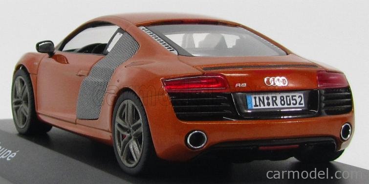 SCHUCO 5011218413 Scale 1/43 | AUDI R8 COUPE 2010 SAMOA ORANGE MET
