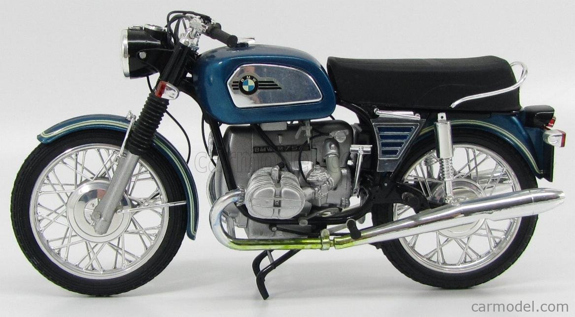 REVELL-KIT 07902 Scale 1/8 | BMW R 75/5 - MONTATO - ASSEMBLED BLUE MET