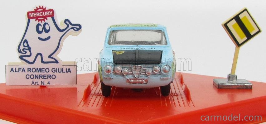 MERCURY-ITALY 4-2 Scale 1/43 | ALFA ROMEO GIULIA CONRERO N 8 SQUADRA ...
