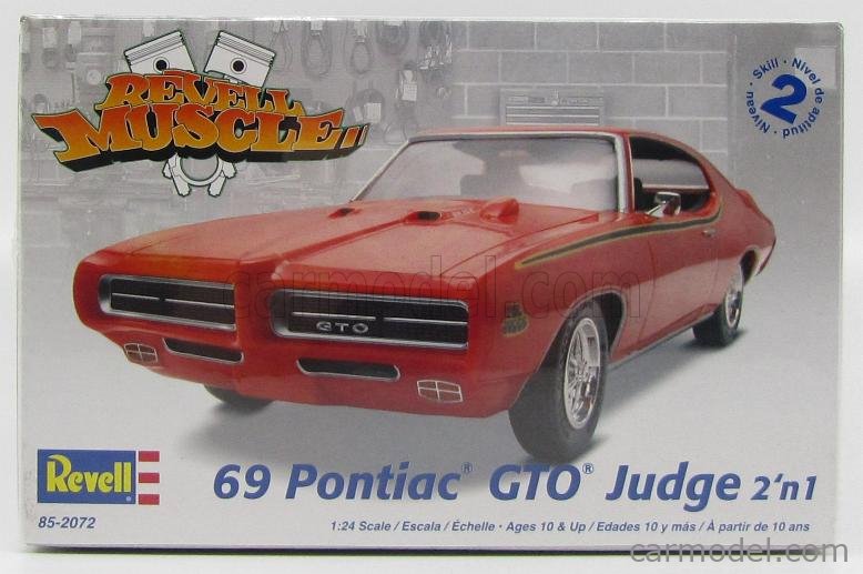 REVELL-KIT 12072 Scale 1/25 | PONTIAC GTO JUDGE 1969
