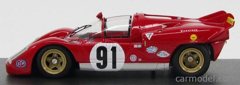 MG-MODEL 512S-32 Scale 1/43 | FERRARI 512S SPIDER CAN AM N 91 RETIRED ...