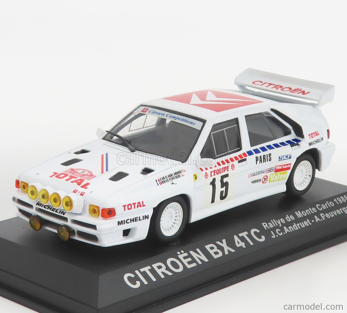 EDICOLA RCOL040 Scale 1/43 | CITROEN BX 4TC (night version) N 15 RALLY ...