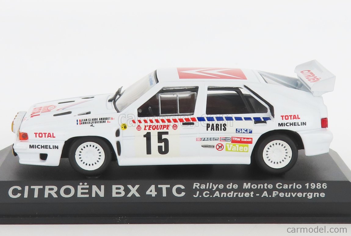 EDICOLA RCOL040 Scale 1/43 | CITROEN BX 4TC (night version) N 15 RALLY ...