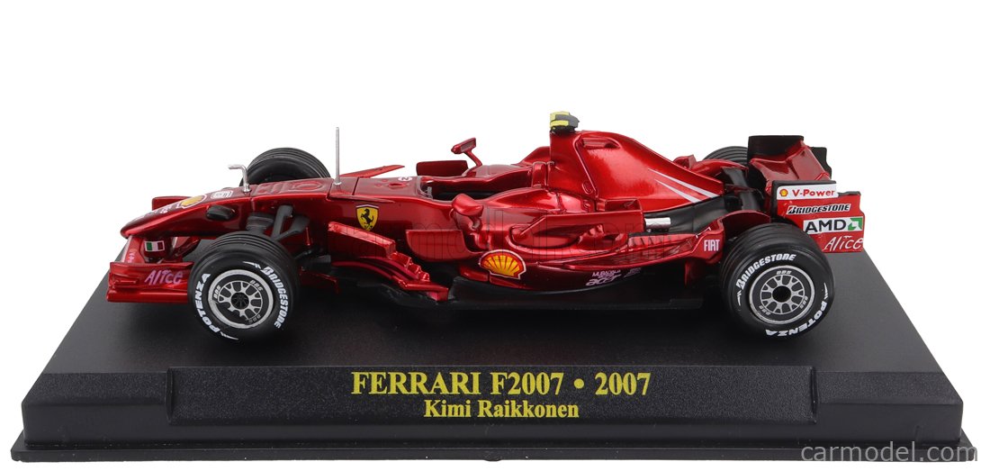 EDICOLA FERF1COL002-ABF1B094 Scale 1/43 | FERRARI F1 F2007 N 6 WORLD CHAMPION SEASON 2007 KIMI ...