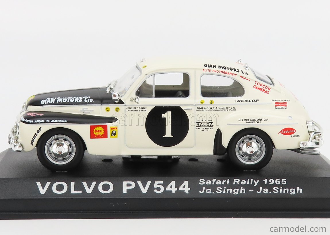 EDICOLA RCOL045 Scale 1/43 | VOLVO PV544 N 1 WINNER RALLY SAFARI 1965 ...