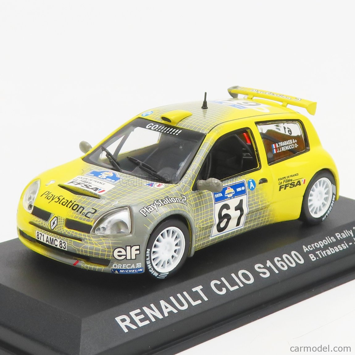 EDICOLA RCOL042 Masstab: 1/43 | RENAULT CLIO S1600 N 61 RALLY ACROPOLIS ...