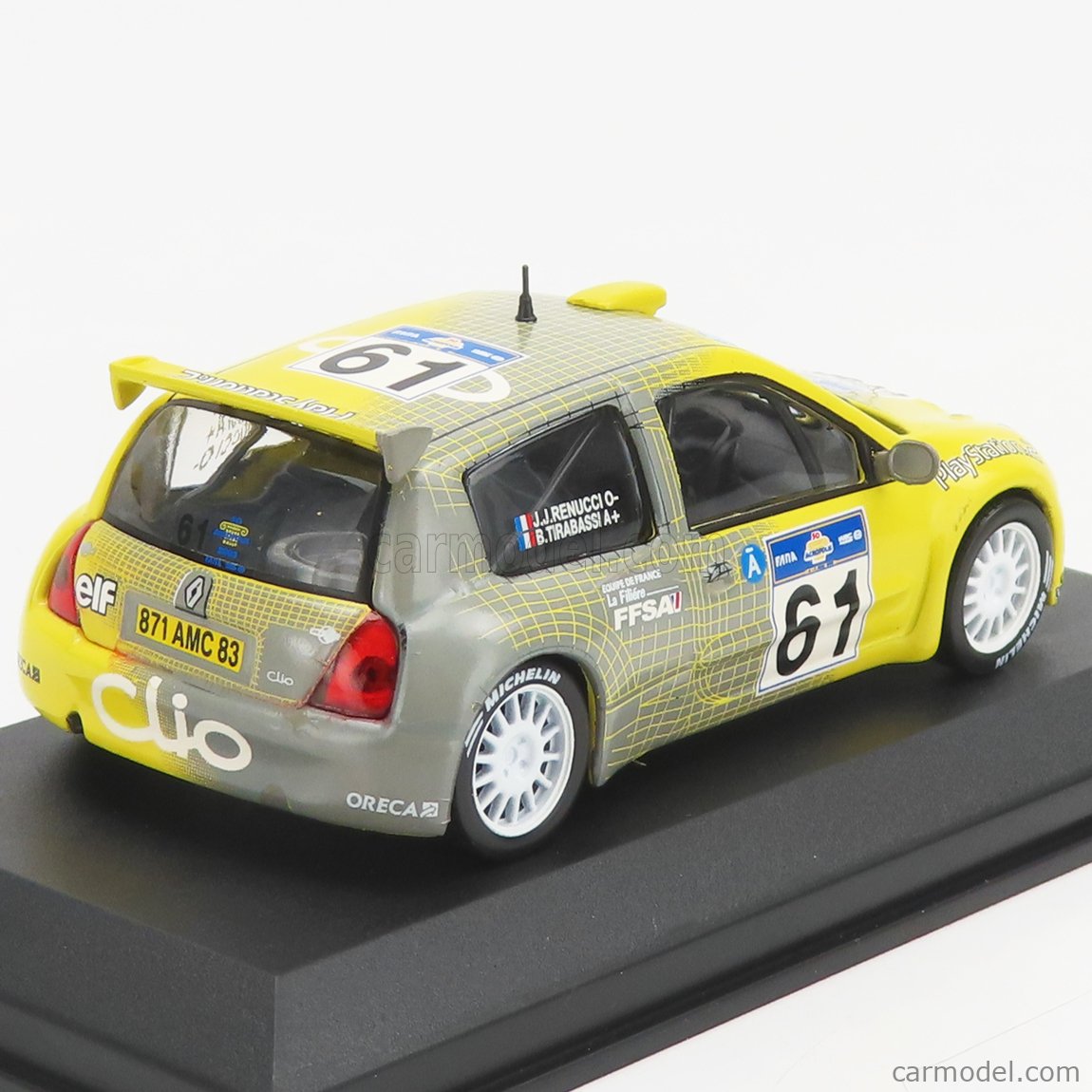 EDICOLA RCOL042 Scale 1/43 | RENAULT CLIO S1600 N 61 RALLY ACROPOLIS ...