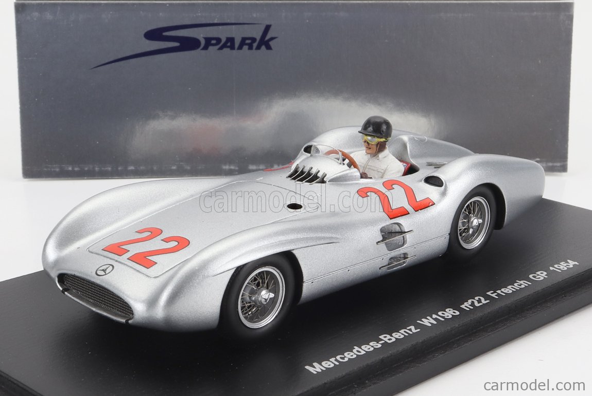 SPARK-MODEL S1037 Scale 1/43 | MERCEDES BENZ F1 W196 N 22 FRENCH GP ...