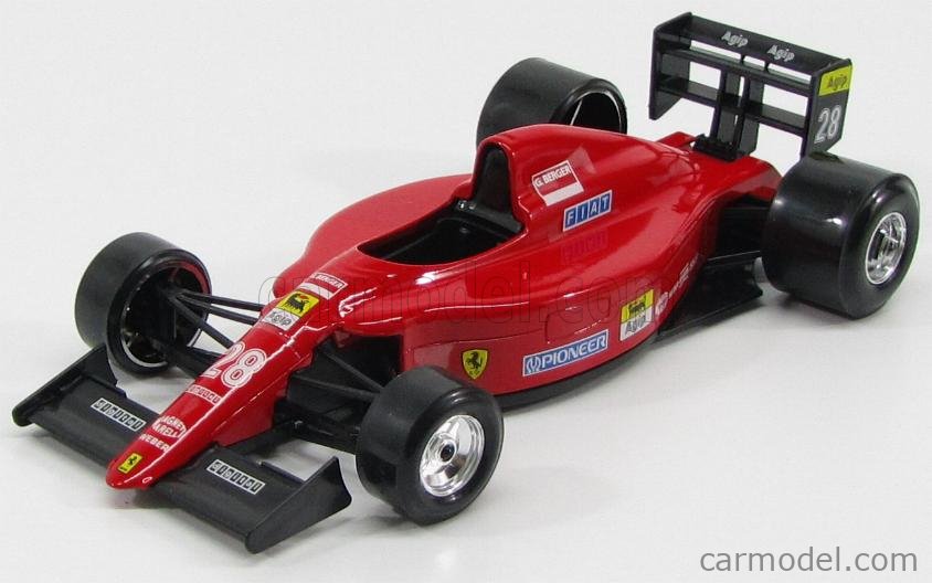 BURAGO 6128 Scale 1/24 | FERRARI F1 641/2 N 28 1990 G.BERGER RED