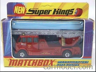 MATCHBOX K-15 Scale 1/50 | AEC MERRYWEATHER FIRE ENGINE RED MET