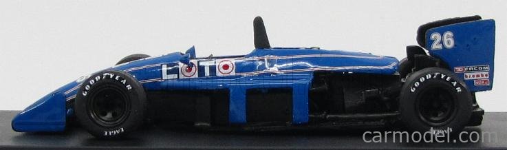 CP-MODEL 096B Scale 1/43 | LIGIER F1 JS31 N 26 SEASON 1988 S.JOHANSSON BLUE