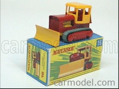 MATCHBOX 16 Scale 1/66 | CASE-IH TRACTOR RED YELLOW