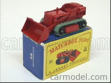 MATCHBOX 58 Scale 1/66 | DROTT EXCAVATOR RED