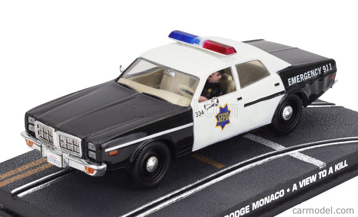EDICOLA EAGBONDCOL029 Scale 1/43 | DODGE MONACO 1974 - 007 JAMES BOND ...