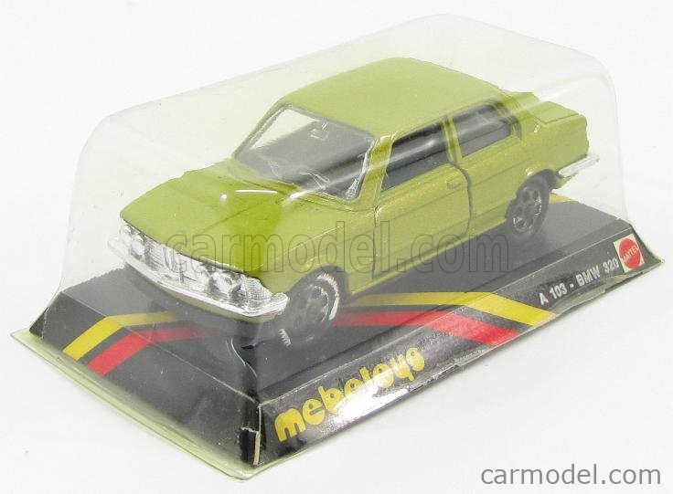 MEBETOYS MATTEL A103 Escala 1/43 | BMW 3-SERIES 320 1979 YELLOW MET