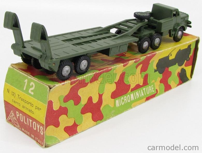 POLITOYS PLAST POLPLM012 Escala 1/45 | THORNYCROFT ANTAR - TRUCK TANK ...