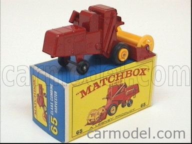 MATCHBOX 65 Scale 1/66 | MATCHBOX CLAAS COMBINE HARVEST RED