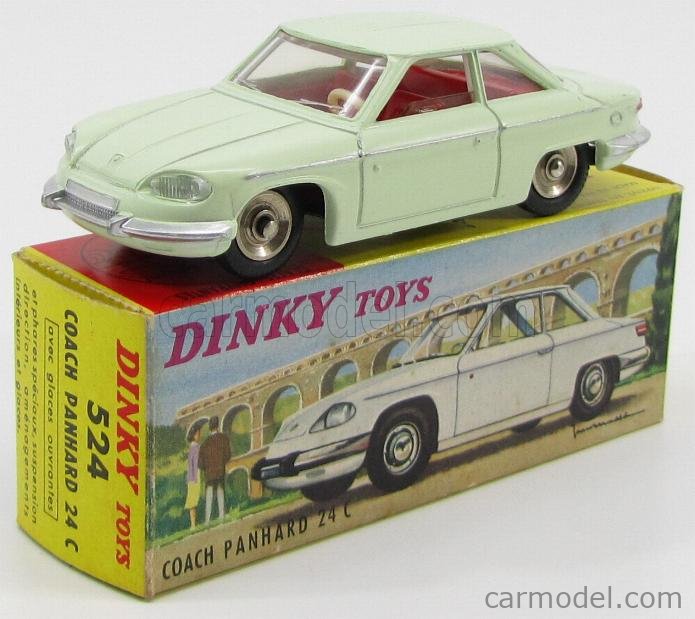 DINKY FRANCE 524 Scale 1/43 | PANHARD 24C COACH VERY LIGHT GREEN