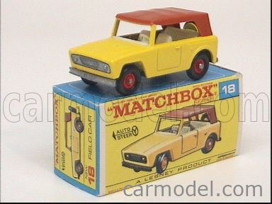 MATCHBOX 18 Scale 1/66 | MATCHBOX FIELD CAR YELLOW