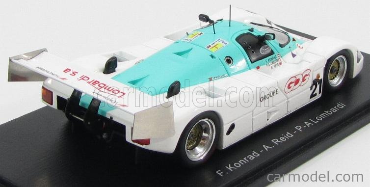 SPARK-MODEL S3413 Масштаб 1/43 | PORSCHE 962C TEAM KONRAD MOTORSPORT N 21 24h LE MANS 1991 J ...