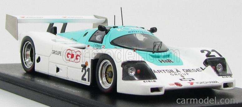 SPARK-MODEL S3413 Масштаб 1/43 | PORSCHE 962C TEAM KONRAD MOTORSPORT N 21 24h LE MANS 1991 J ...
