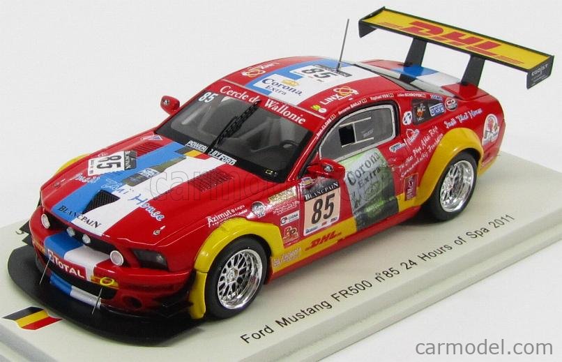 SPARK-MODEL SB021 Scale 1/43 | FORD USA MUSTANG FR500 COUPE DHL N 85 ...