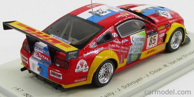 SPARK-MODEL SB021 Scale 1/43 | FORD USA MUSTANG FR500 COUPE DHL N 85 ...