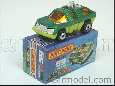MATCHBOX 59 Escala 1/66 | MATCHBOX PLANET SCOUT GREEN MET
