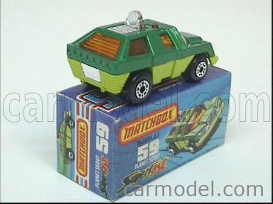 MATCHBOX 59 Escala 1/66 | MATCHBOX PLANET SCOUT GREEN MET