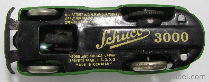 SCHUCO TIN 3000 Echelle 1/40 | SCHUCO AUTOMOBILE GUIDABILE A DISTANZA GREEN