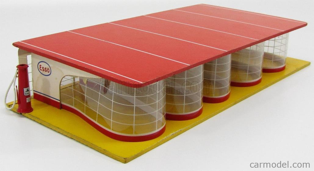 GARAGE / Scale 1/43 | GARAGE OLD GARAGE ESSO GULF RED YELLOW