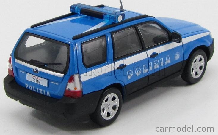 EDICOLA ITAPOLC057 Scale 1/43 | SUBARU FORESTER POLIZIA 2007 BLUE WHITE