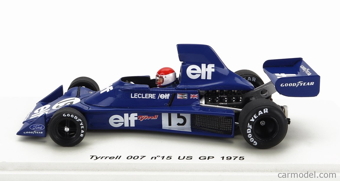 SPARK-MODEL S1881 Echelle 1/43 | TYRRELL F1 007 N 15 USA GP 1975 MICHEL LECLERE BLUE