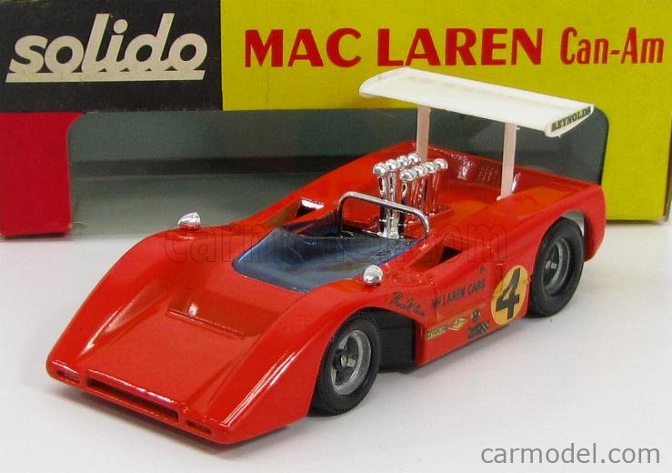 SOLIDO 176 Escala 1/43 | McLAREN M8A N 4 CAN-AM 1968 BRUCE MCLAREN ORANGE