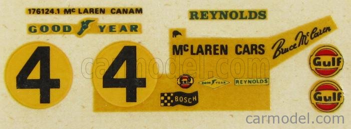 SOLIDO 176 Escala 1/43 | McLAREN M8A N 4 CAN-AM 1968 BRUCE MCLAREN ORANGE
