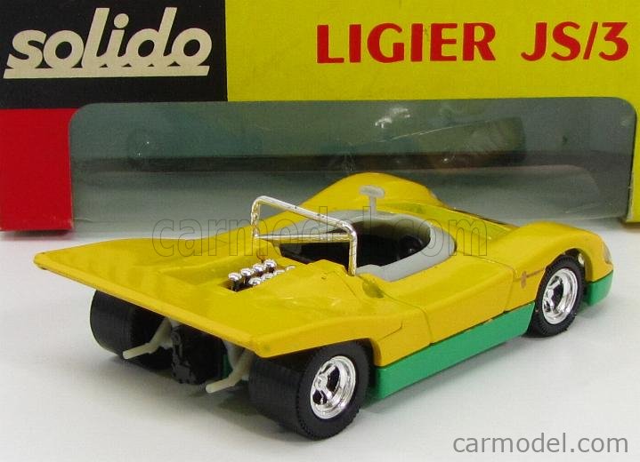 SOLIDO 195 Scale 1/43 | LIGIER JS/3 N 24 1971 YELLOW GREEN