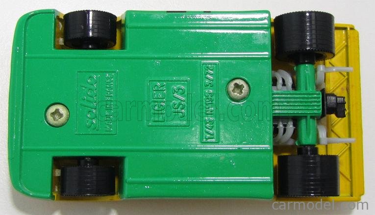 SOLIDO 195 Scale 1/43 | LIGIER JS/3 N 24 1971 YELLOW GREEN