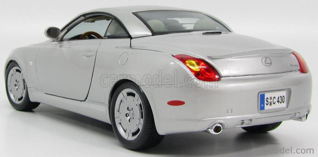 BURAGO 12017S Scale 1/18 | LEXUS SC430 COUPE 2-DOOR 2002 SILVER