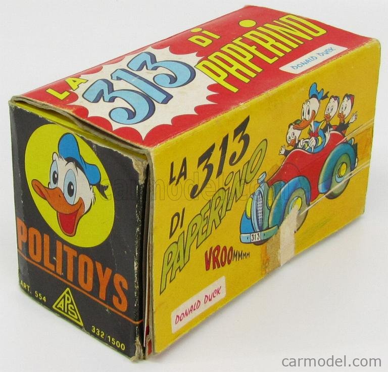 POLITOYS POLISTIL W554 Scale 1/43 | WALT DISNEY AUTO DI PAPERINO ...