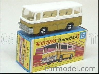 MATCHBOX 12 Scale 1/66 | SETRA AUTOBUS COACH YELLOW MET