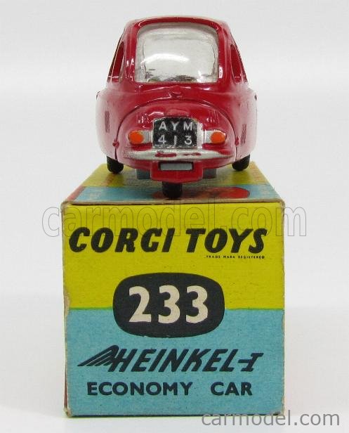 CORGI 233 Scale 1/43 | HEINKEL ECONOMY CAR RED