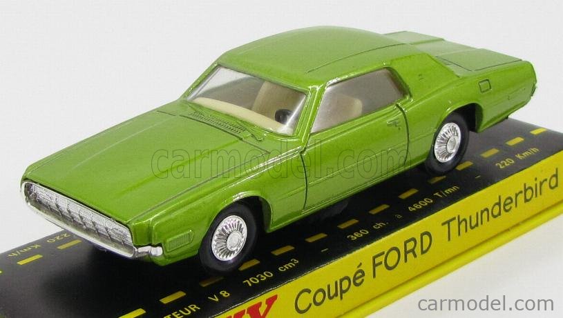DINKY FRANCE 1419 Scale 1/43 | FORD USA THUNDERBIND COUPE LIGHT GREEN MET
