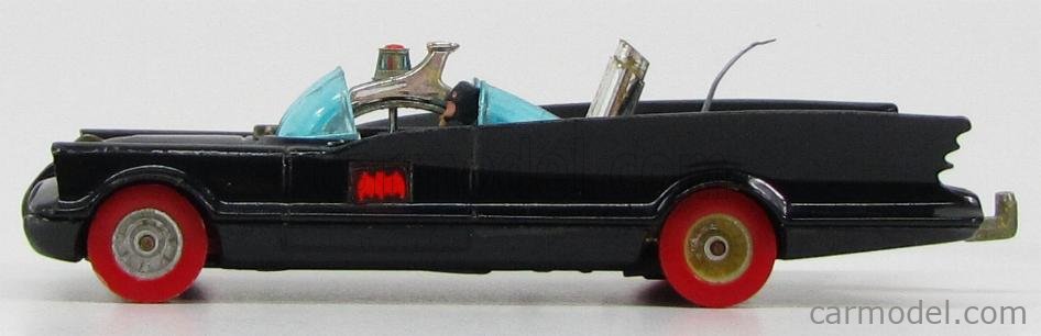 CORGI 267 Scale 1/43 | BATMAN BATMOBILE WITH BATMAN - (RED WHEELS) BLACK