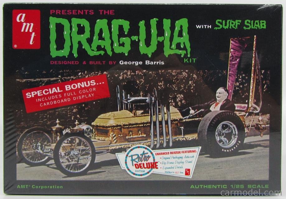 AMT-KIT AMT657/12 Scale 1/25 | TV SERIES DRAGSTER THE MUNSTERS DRAGULA ...