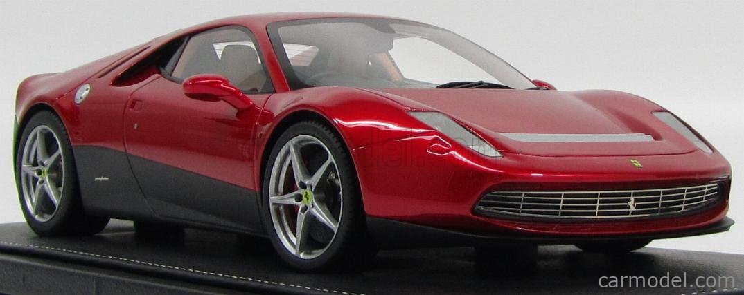 BBR-MODELS P1860 Scale 1/18 | FERRARI SP12 EC RHD 2012 RED MET MATT ...