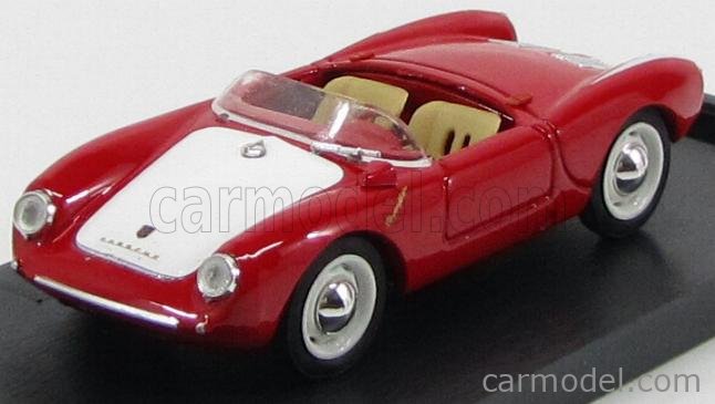 BRUMM R233-01-UPD Scale 1/43 | PORSCHE 550 RS 1954 RED WHITE