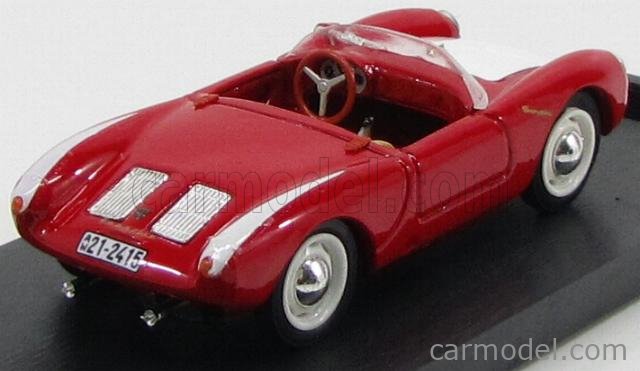 BRUMM R233-01-UPD Scale 1/43 | PORSCHE 550 RS 1954 RED WHITE