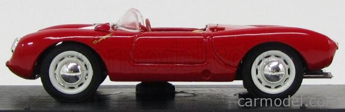 BRUMM R233-01-UPD Scale 1/43 | PORSCHE 550 RS 1954 RED WHITE