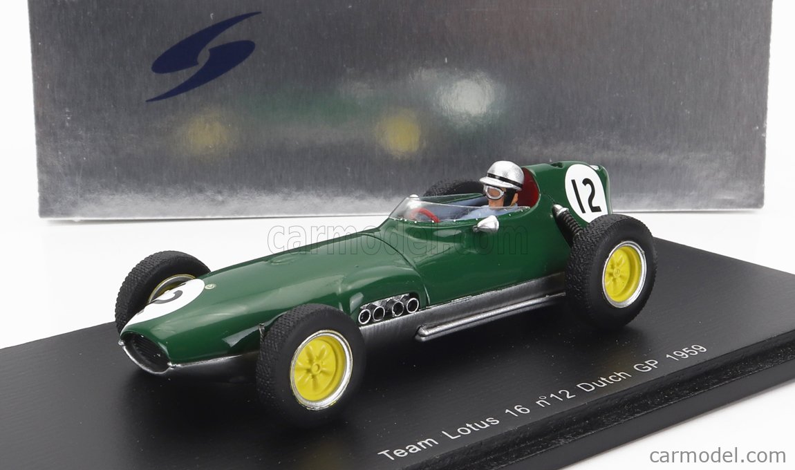 SPARK-MODEL S1837 Masstab: 1/43 | LOTUS F1 16 N 12 DUTCH GP 1959 INNES ...