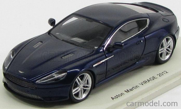 SPARK-MODEL S2170 Scale 1/43 | ASTON MARTIN VIRAGE 2012 BLUE MET